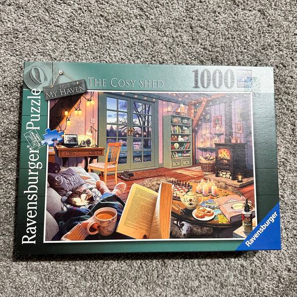 Ravensburger | Games | Ravensburger Cozy Shed Book Puzzle Jigsaw 00 ...